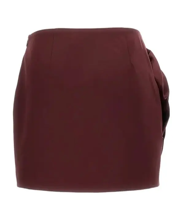 ROTATE BY BIRGER CHRISTENSEN Mini Skirt With 3d Rose Appliqu