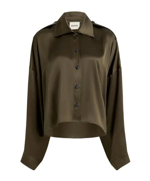 Khaite Bodine Top - Dark Olive