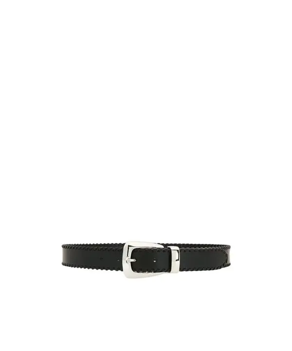 Khaite Pin Buckle Belt - Black