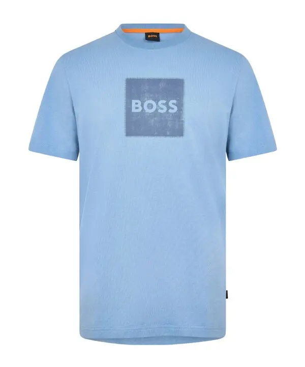Hugo Boss Stitch Logo T-shirt - Blue