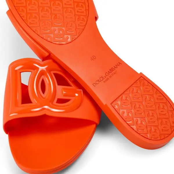 Dolce & Gabbana Logo Slide Sandals