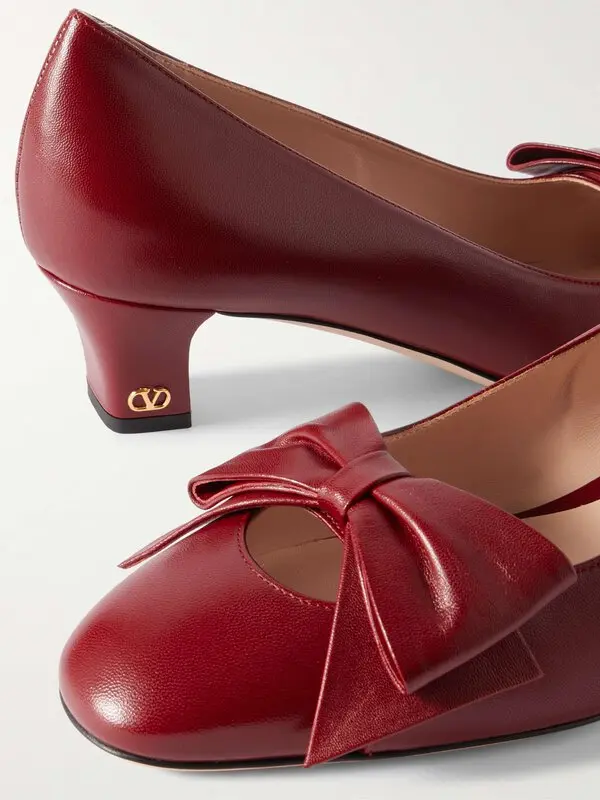Valentino Garavani Bowow Bow-trimmed High Heels