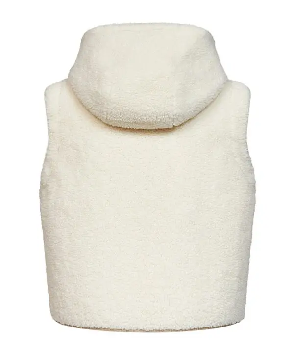 ERMANNO FIRENZE Sleeveless Hooded Casual Jacket