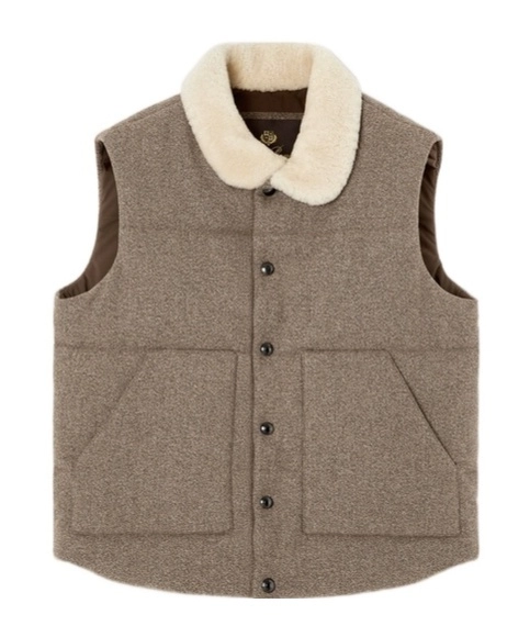 Loro Piana Dug Vest - Volcanic Stone