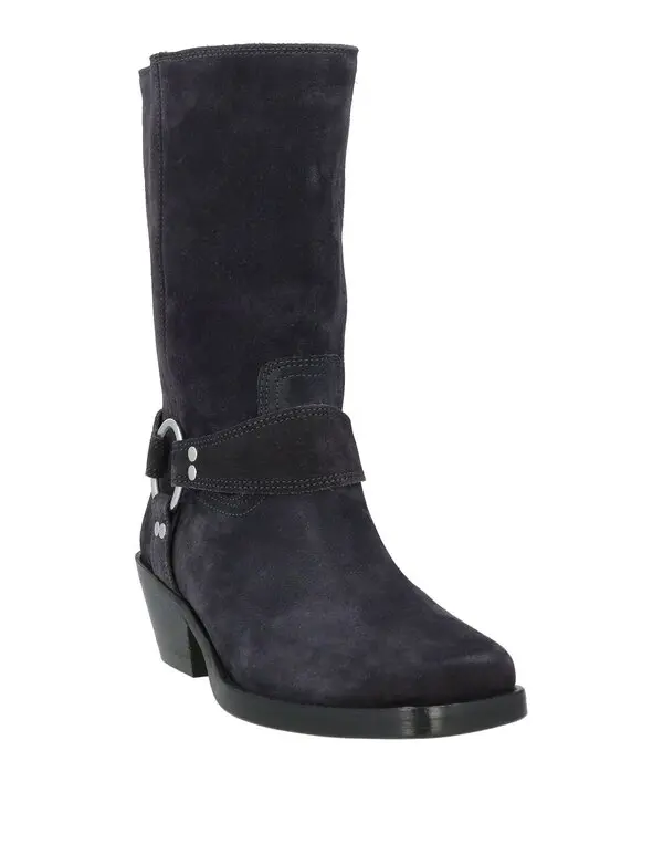 Isabel Marant Étoile Square-toe Block-heel Denim Ankle Boots