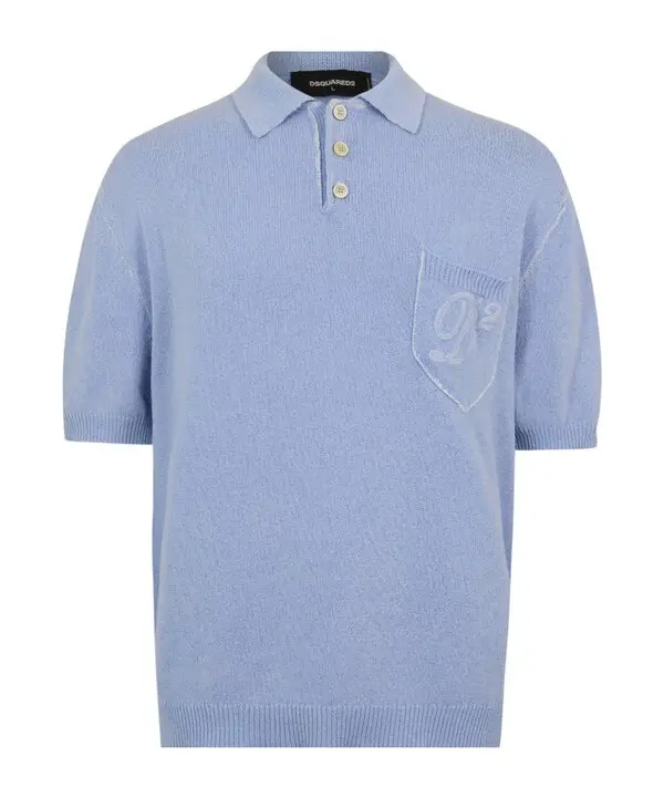 Dsquared2 Shortsleeve Knit Polo Shirt