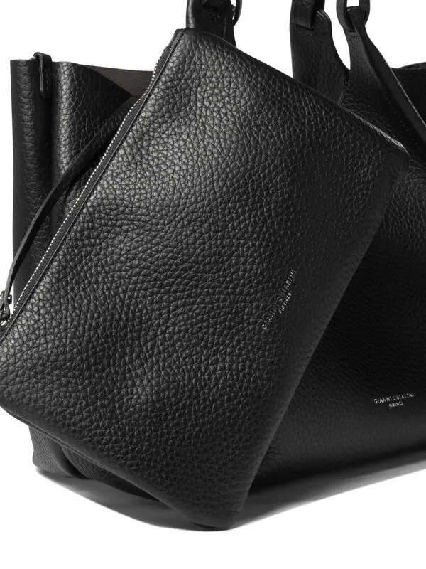 GIANNI CHIARINI Large Leather Shoulder Bag