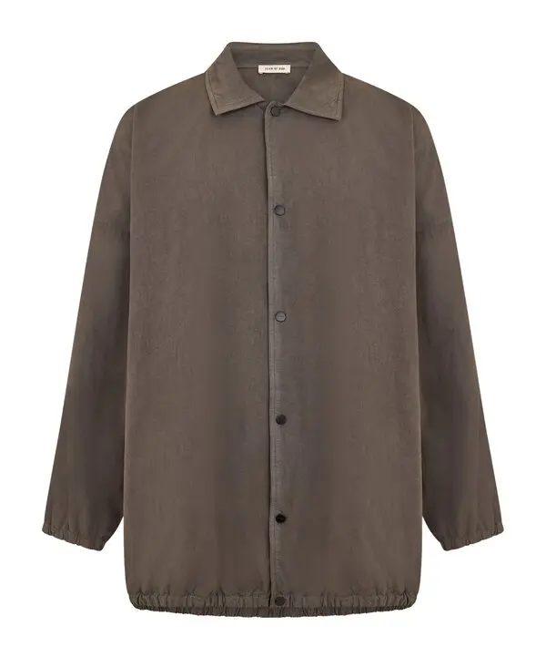 Fear Of God Collared Snapbutton Shirt Jacket - Grey