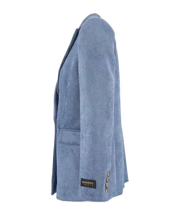 Ermanno Scervino Corduroy Double-breasted Jacket