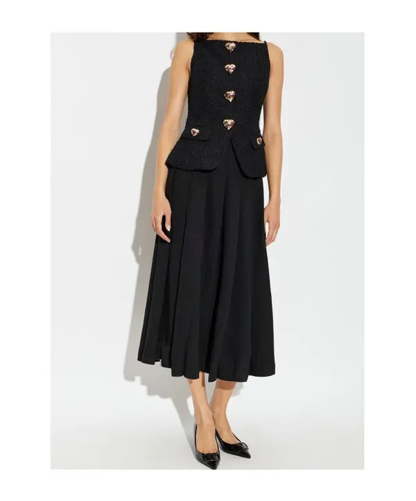 SELF-PORTRAIT Sleeveless Dress