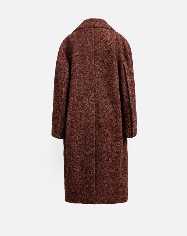 REMAIN BIRGER Tweed Double-breasted Coat