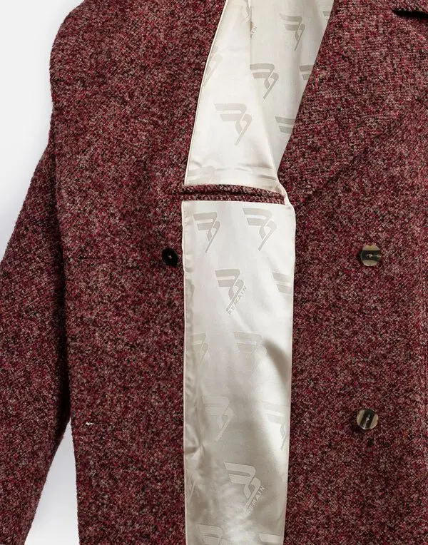 REMAIN BIRGER Tweed Double-breasted Coat