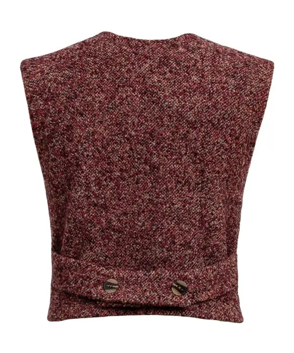 REMAIN BIRGER Crew-neck Top - Red