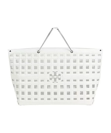 Tory Burch Plain Colour Handbags - White