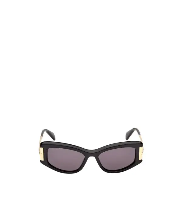 Max Mara Full-rim Sunglasses - Bright Black