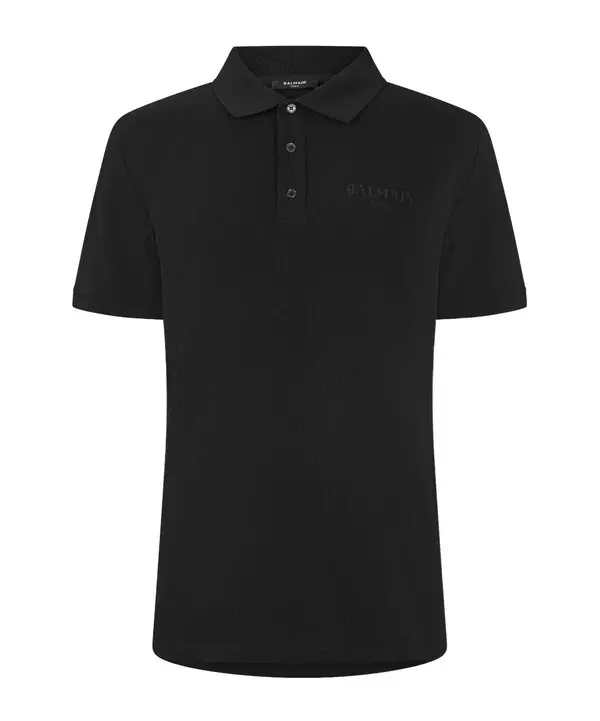 Balmain Shortsleeve Polo Shirt