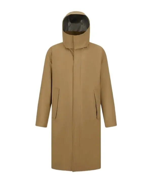 Herno Hooded Pocket Parka Coat - Camel