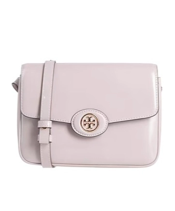 Tory Burch Leather Flap Bag - White
