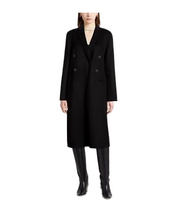 Tory Burch Plain Colour Coats - Black