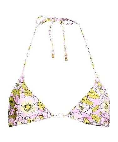 Tory Burch Floral-print Bikini Tops - Multicolor