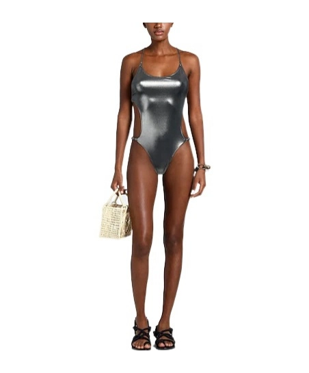 GANNI Plain Colour One-piece Swimsuits