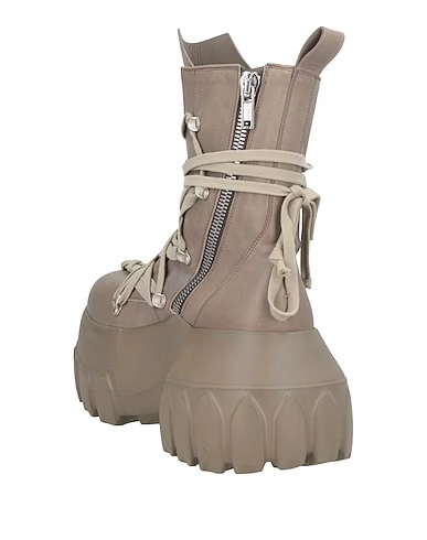 Rick Owens Leather Platform Boots