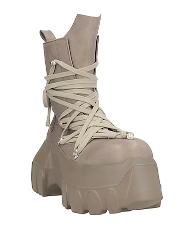 Rick Owens Leather Platform Boots