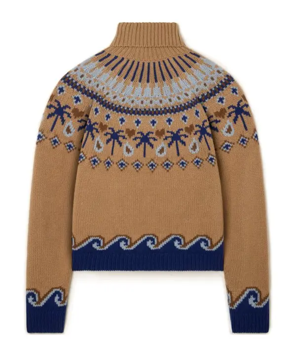 Alanui Sweet Winter Palm-tree Sweater