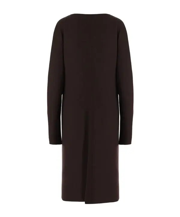 Carven Long Sleeve Round Neck Shift Dress