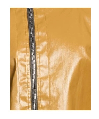 Rick Owens Denim Trucker Jacket With Coated Effect