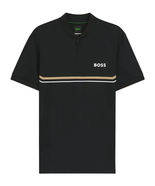 Hugo Boss Halfzip Standcollar Shortsleeve Polo