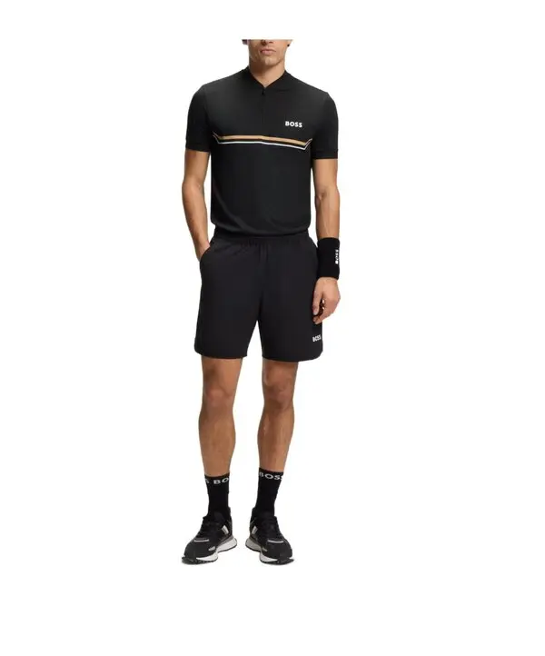 Hugo Boss Halfzip Standcollar Shortsleeve Polo