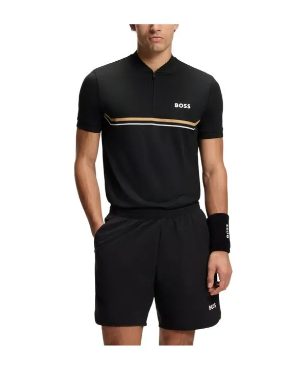 Hugo Boss Halfzip Standcollar Shortsleeve Polo