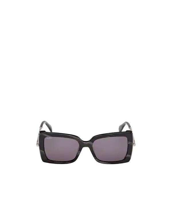 Max Mara Roquebrune Square Frame Sunglasses - Gray