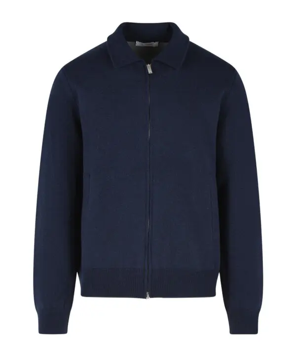 LARDINI Zip-up Collared Jacket