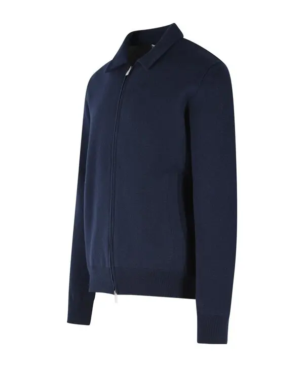 LARDINI Zip-up Collared Jacket
