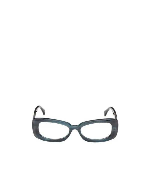 Max Mara Rectangular Frame Eyeglasses - Black