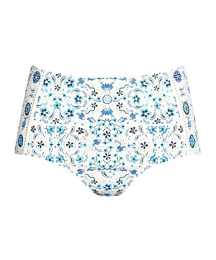 Tory Burch Paisley-print Bikini Bottoms - White