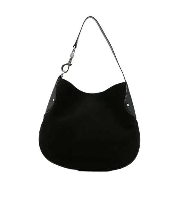 Mulberry Suede Leather Tote Bag - Black