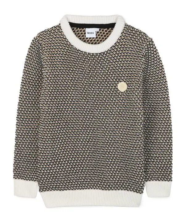Hugo Boss Boss Textured Crewneck Sweater