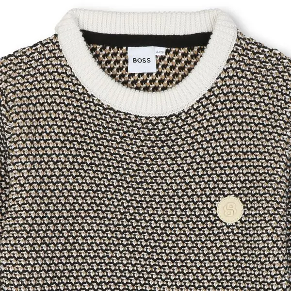 Hugo Boss Boss Textured Crewneck Sweater