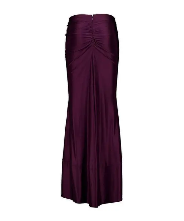 Rabanne Ruched Maxi Skirt