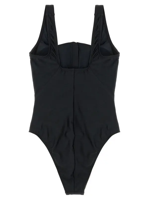 Goldbergh Caviar Zip-front One-piece Swimsuit