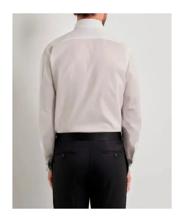 Canali Pleated-bib French-cuff Shirt