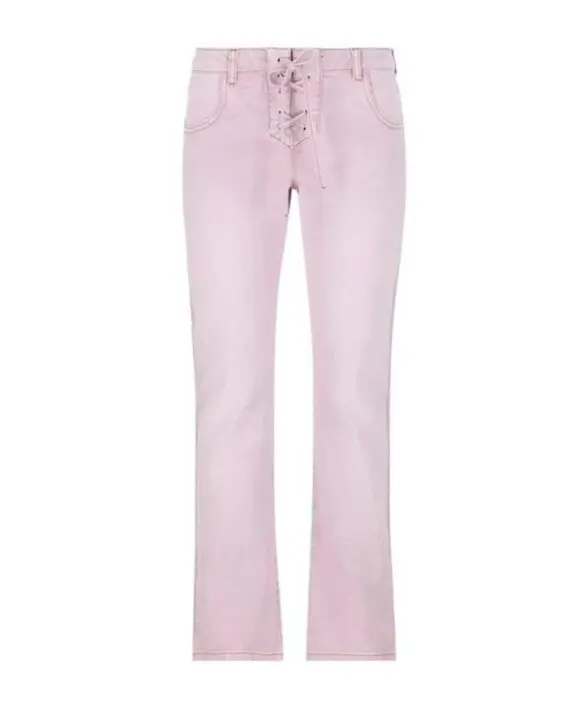 Isabel Marant Étoile Straight Leg Denim Jeans - Pink