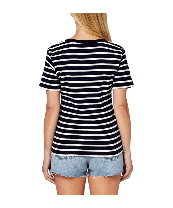 Tommy Hilfiger V-neck Striped T-shirt - No