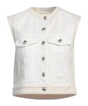 Sportmax Denim Outerwear - White
