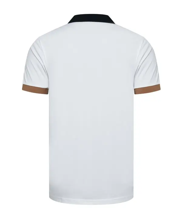 Hugo Boss Contrast Vneck Shortsleeve Polo Shirt