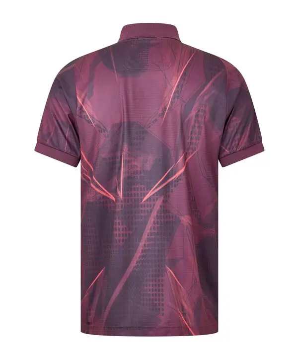 Hugo Boss Allover Geometric Print Shortsleeve Polo Shir