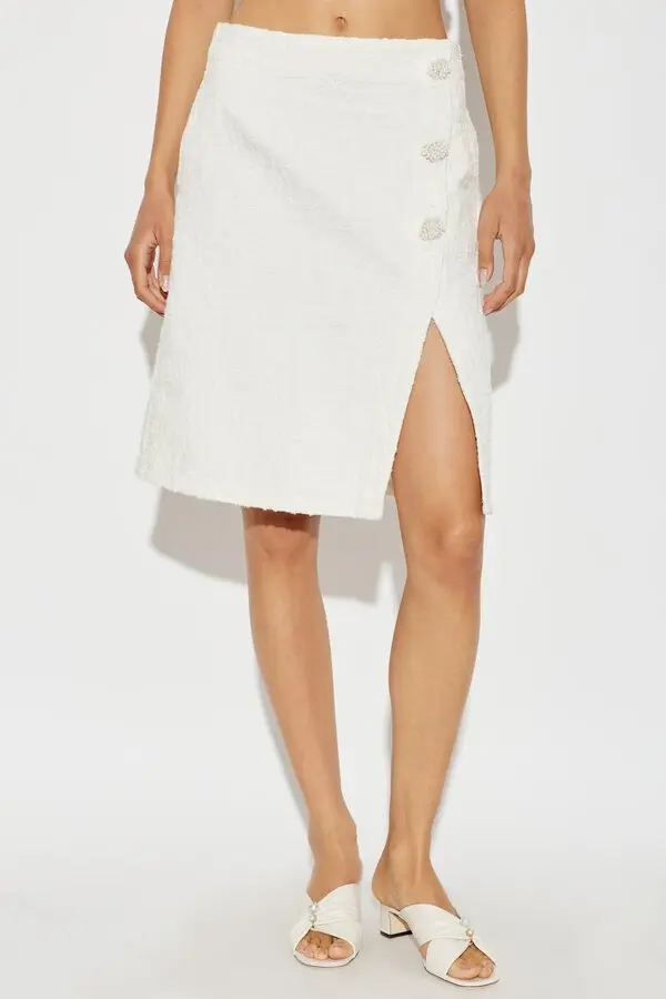 SELF-PORTRAIT Slit Skirt
